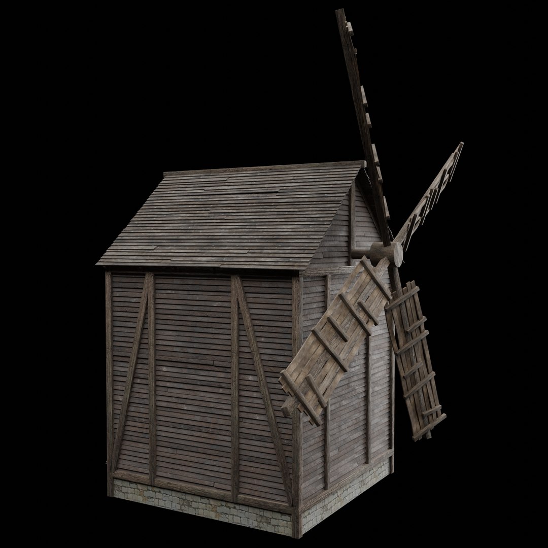 3D WILD WEST WESTERN WINDMILL WIND MILL TURBINE COLLECTION - TurboSquid ...