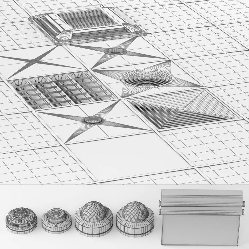 3D ceiling armstrong model - TurboSquid 1237654