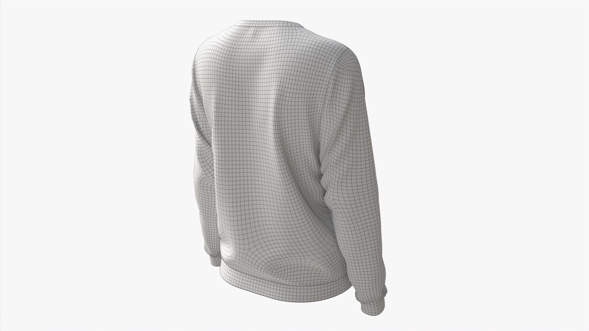 3D Model Sweatshirt For Women Mockup 01 White - TurboSquid 2043873