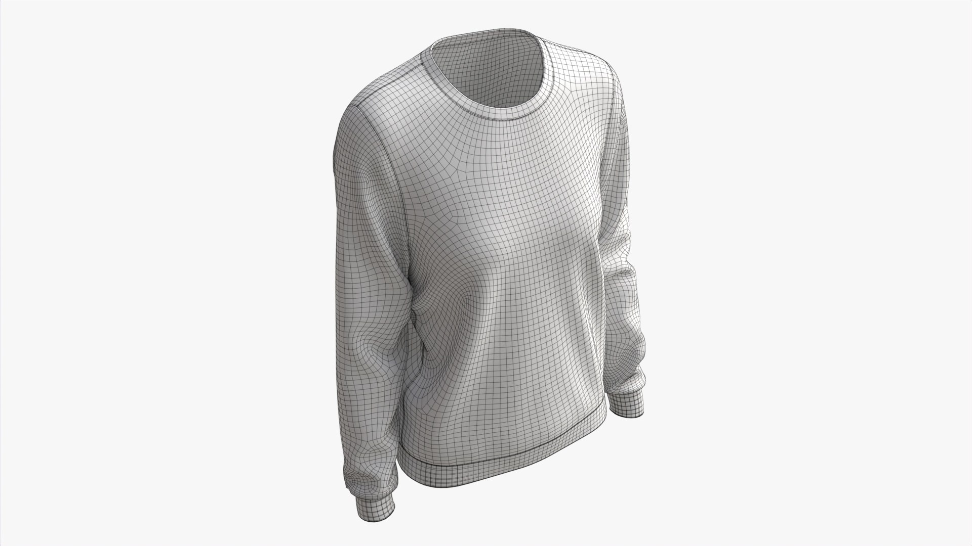3D Model Sweatshirt For Women Mockup 01 White - TurboSquid 2043873
