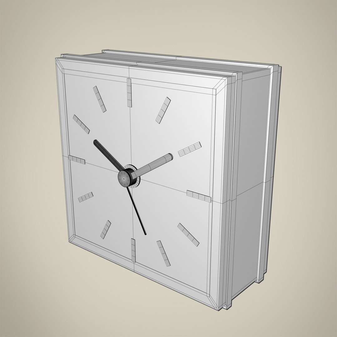3D Clock model - TurboSquid 1791242