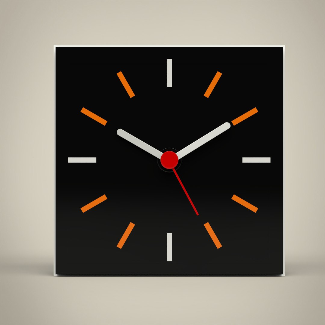 3D Clock model - TurboSquid 1791242