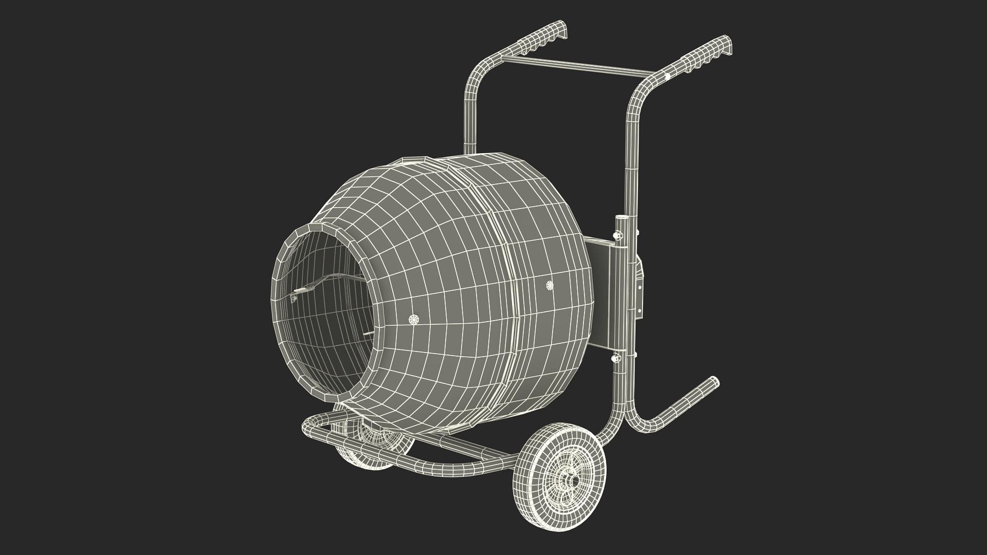 3D ATIE Portable Concrete Mixer Model - TurboSquid 2044678