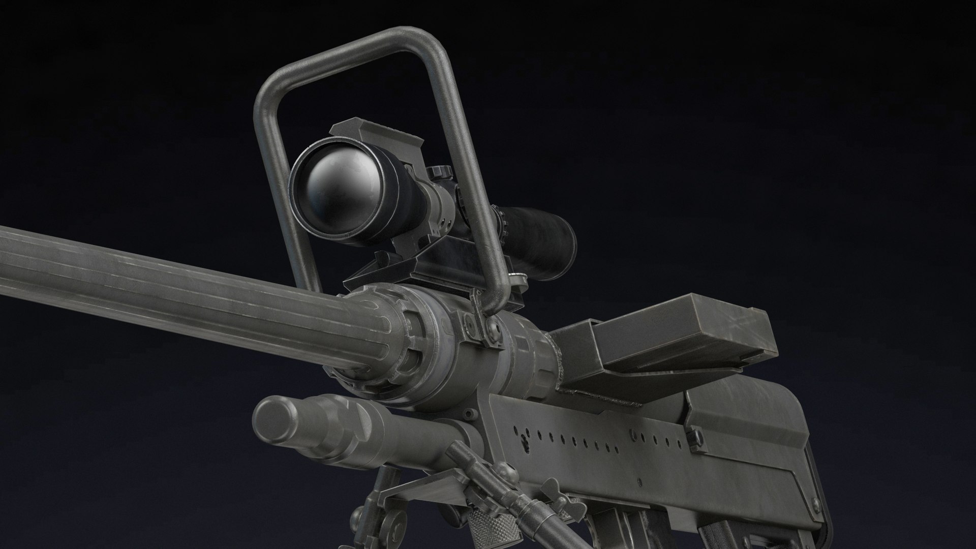 Denel NTW-20 Low Poly Model - TurboSquid 1873222