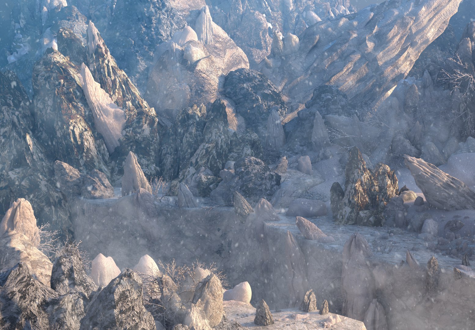 Arctic Iceberg Cliff Environment 3D Model - TurboSquid 2103535