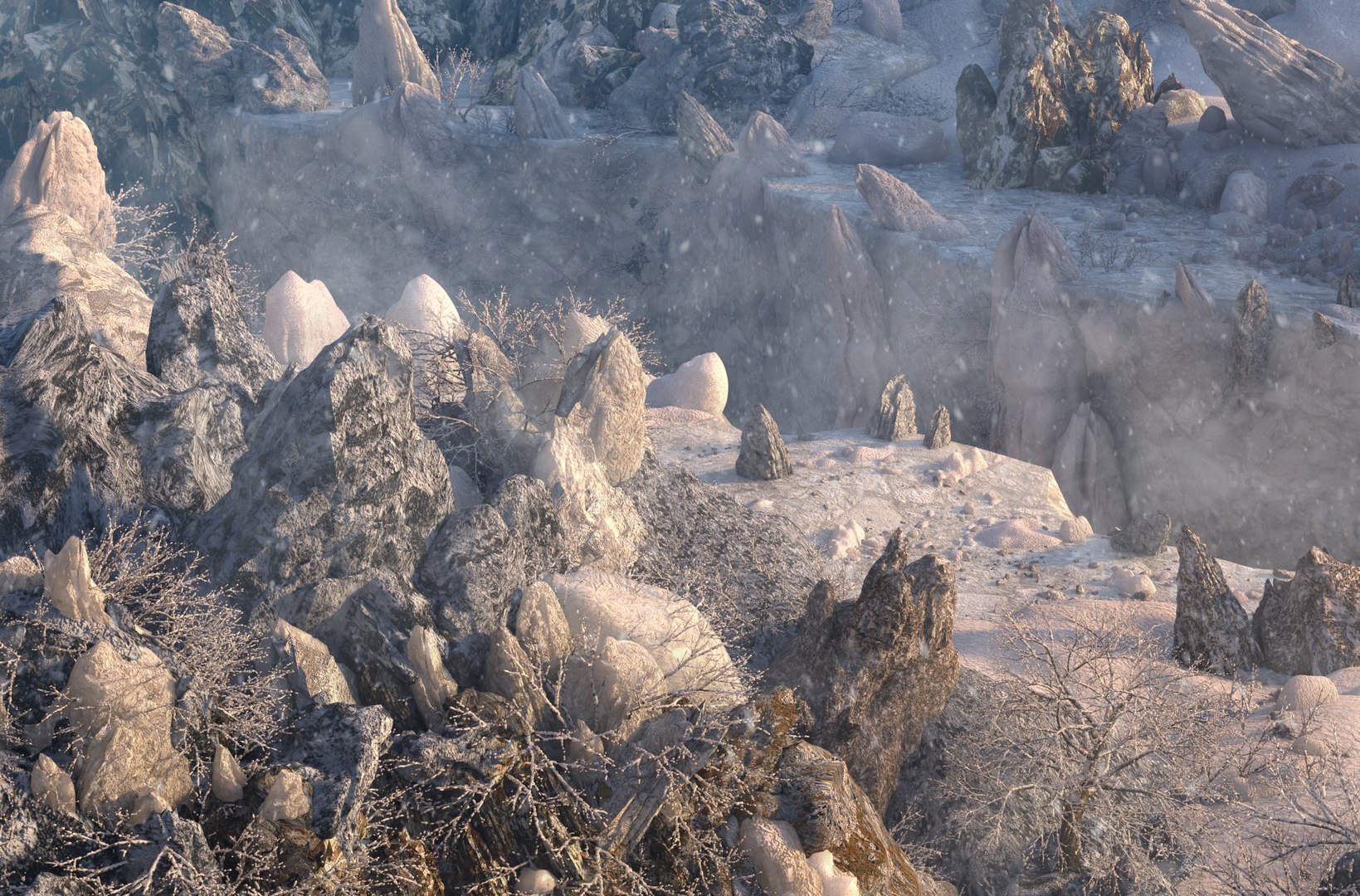 Arctic Iceberg Cliff Environment 3D Model - TurboSquid 2103535