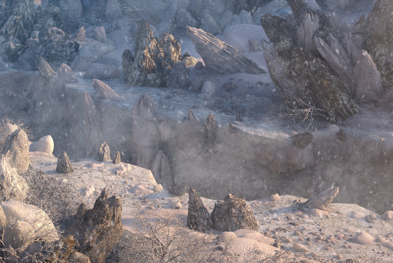 Arctic Iceberg Cliff Environment 3D Model - TurboSquid 2103535