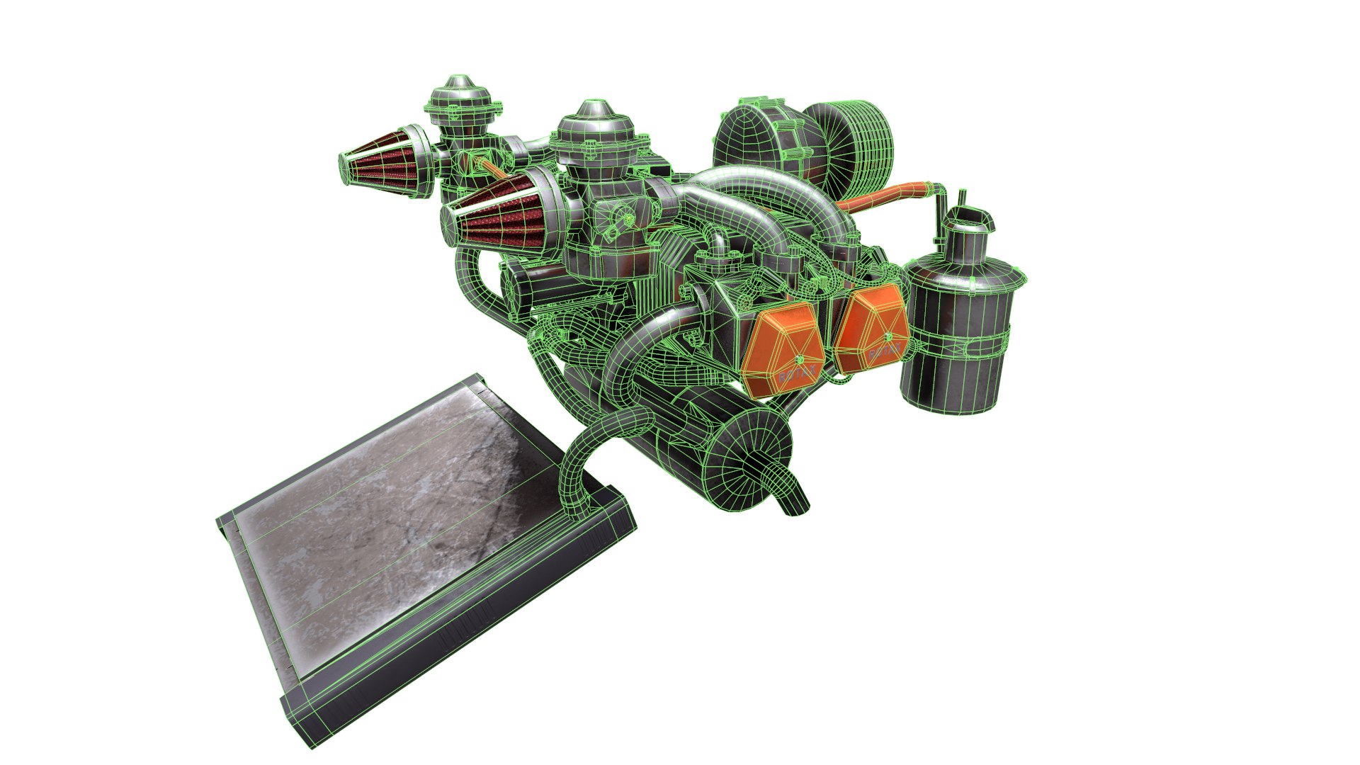 Aircraft Engine Rotax 912 3D Model - TurboSquid 1645945