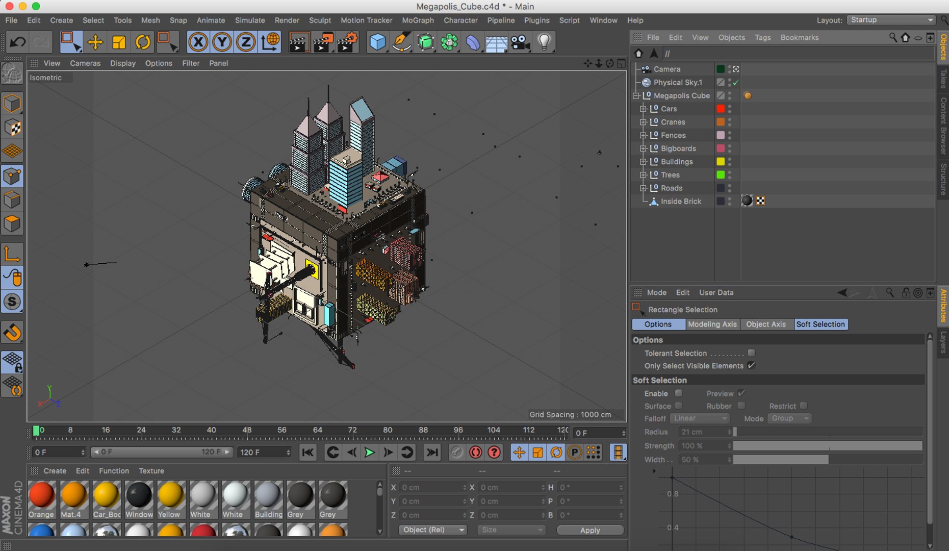 3D Buildings City Cube Model | 1148221 | TurboSquid