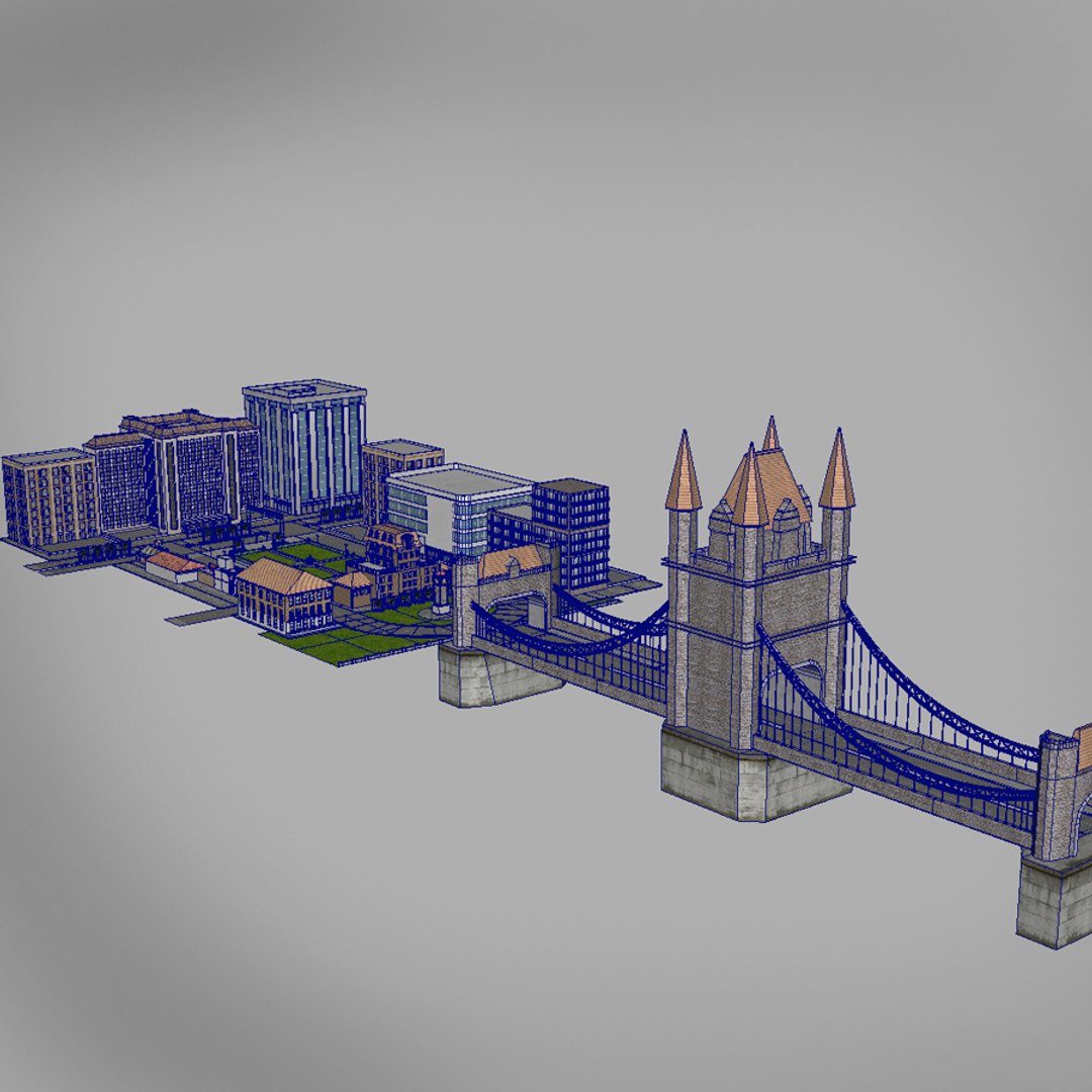3d Simple City
