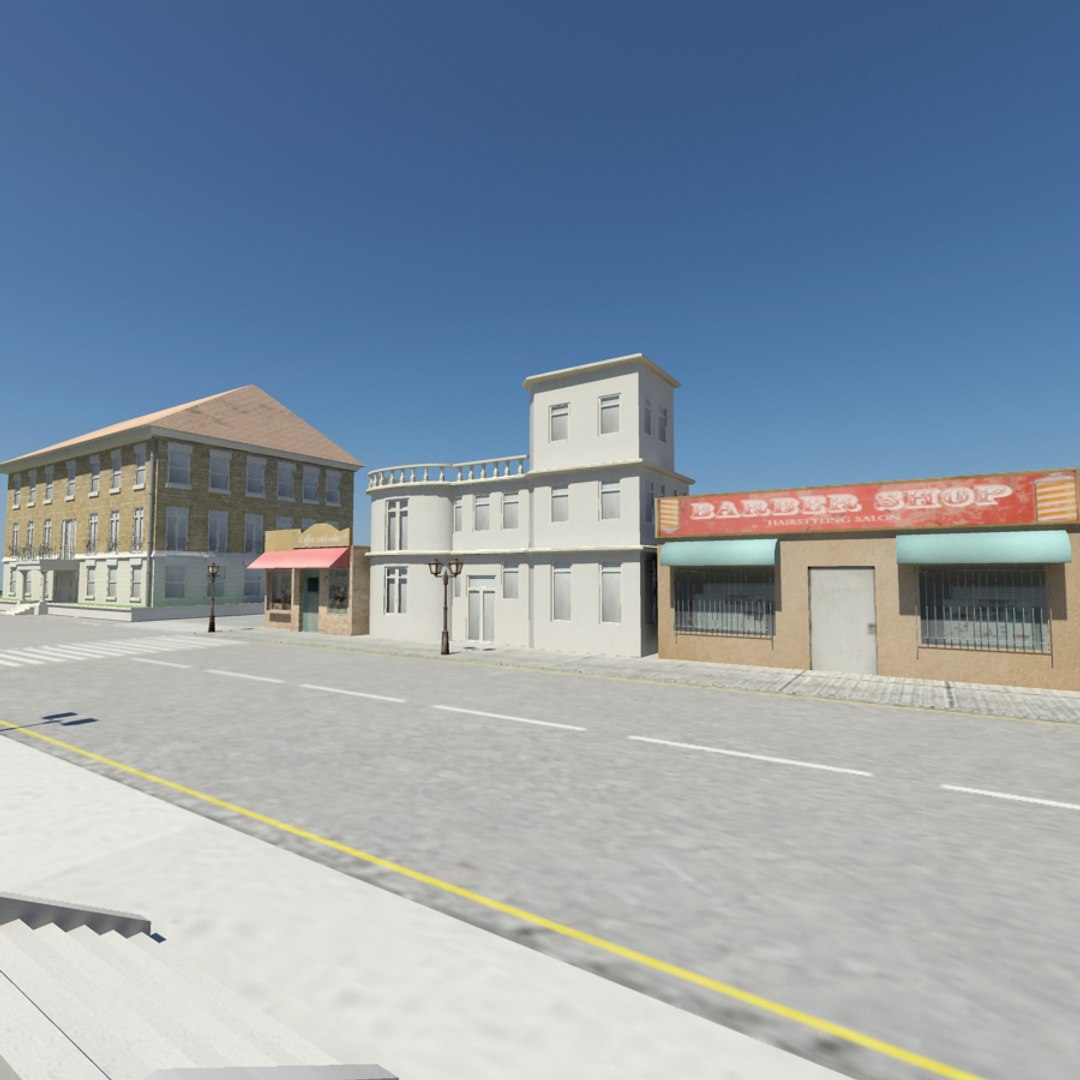 3d Simple City