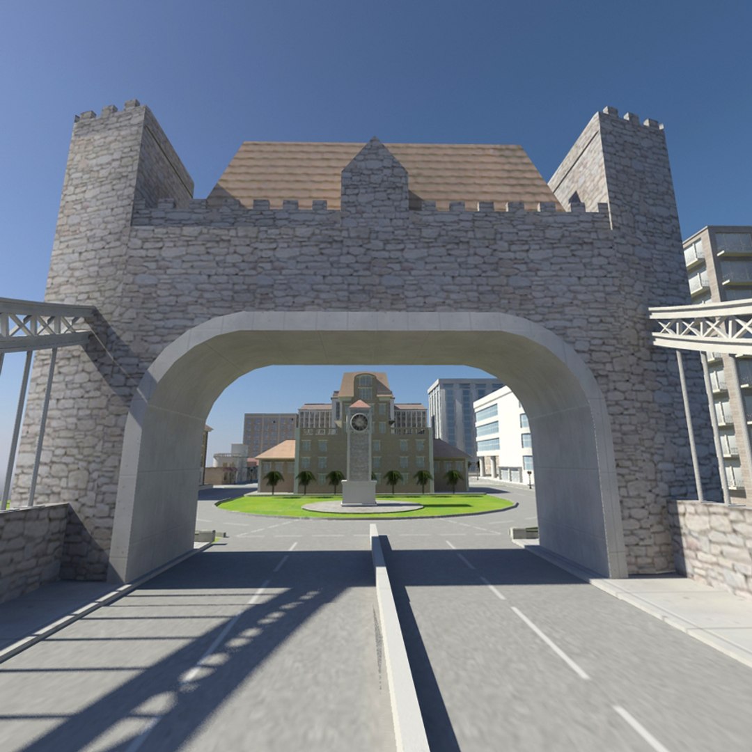 3d Simple City