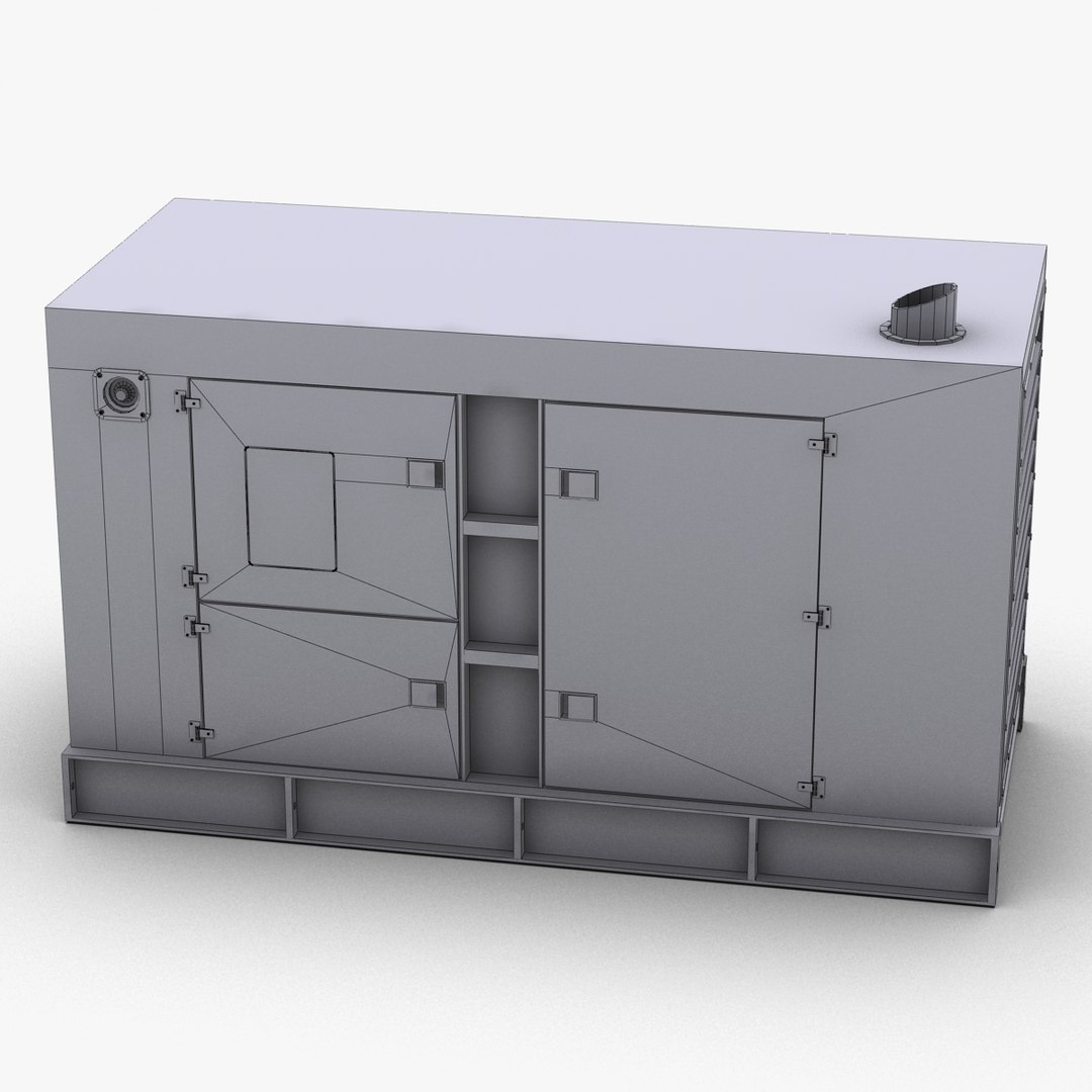 Red Generator 3d Model