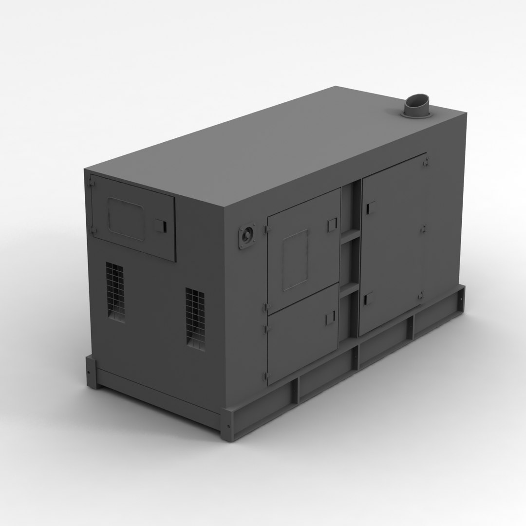 Red Generator 3d Model