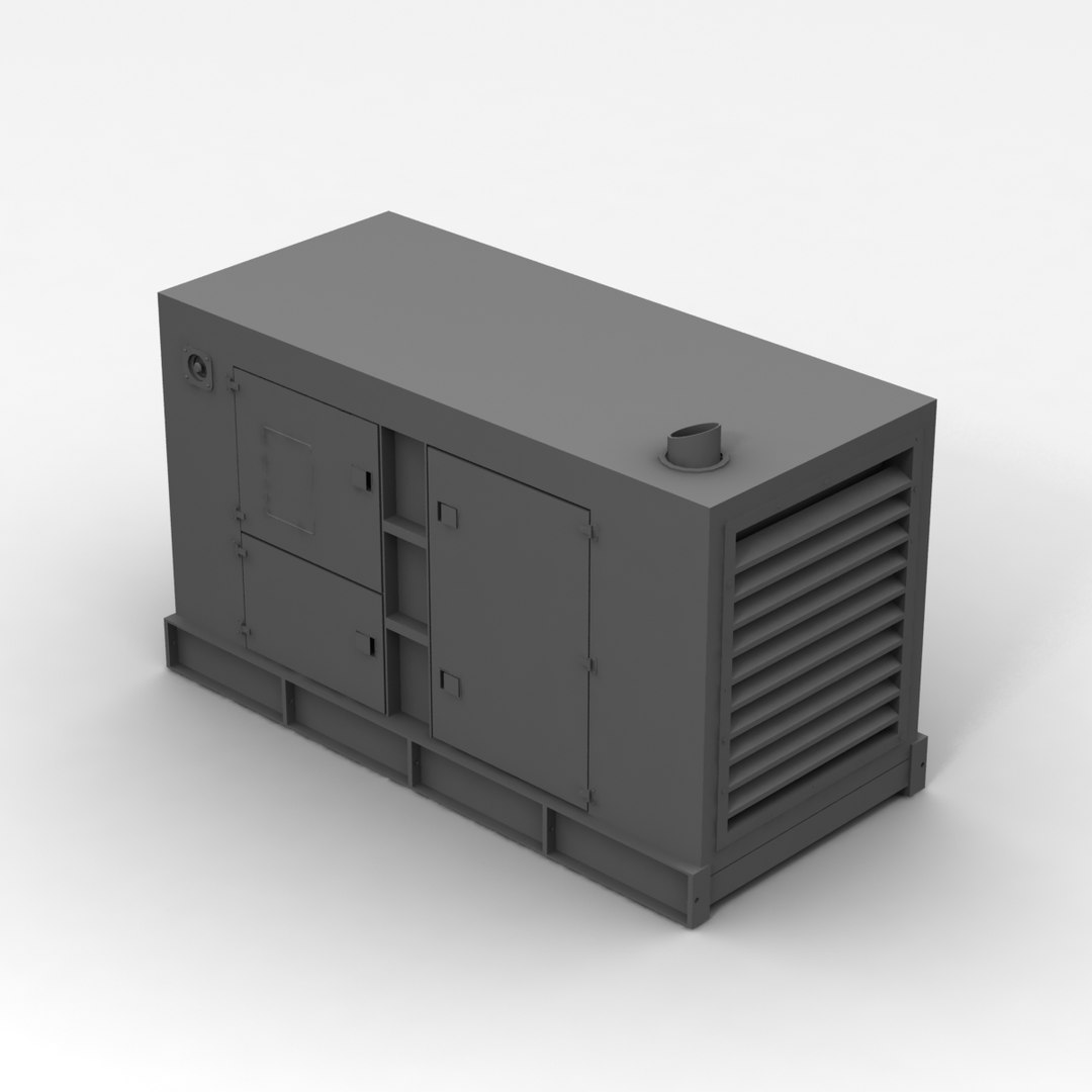 Red Generator 3d Model