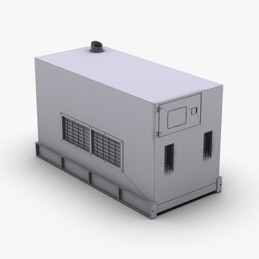 Red Generator 3d Model