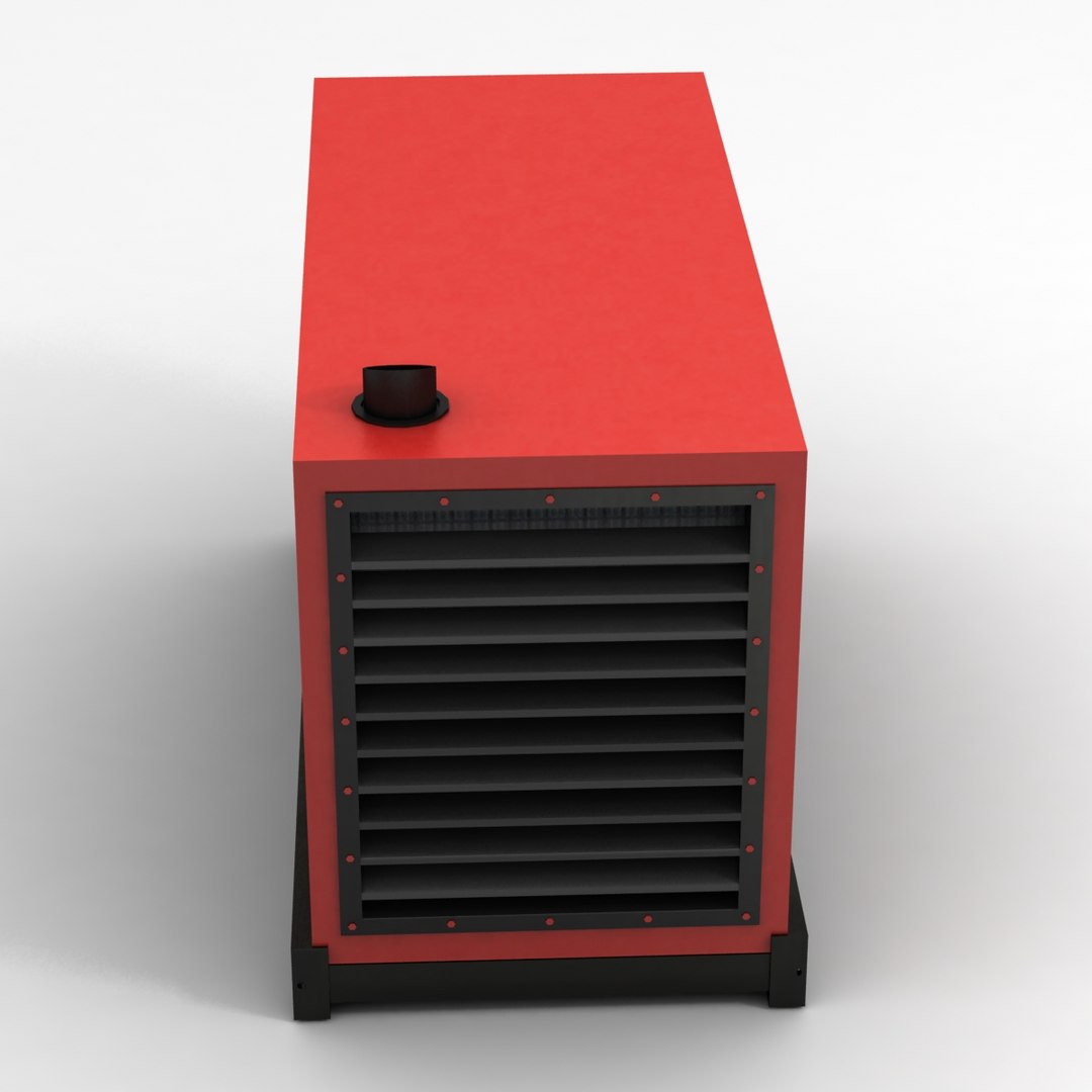 Red Generator 3d Model