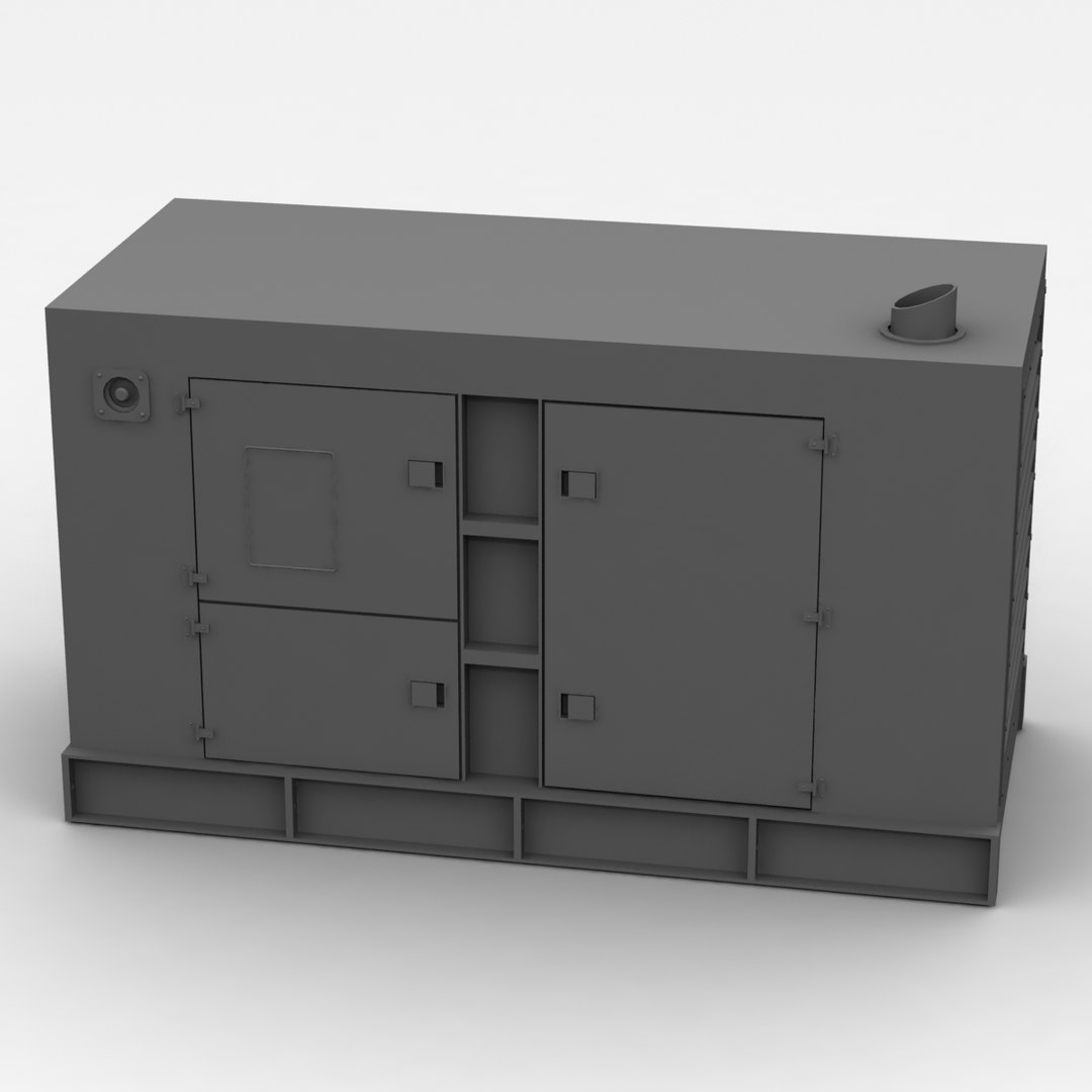 Red Generator 3d Model