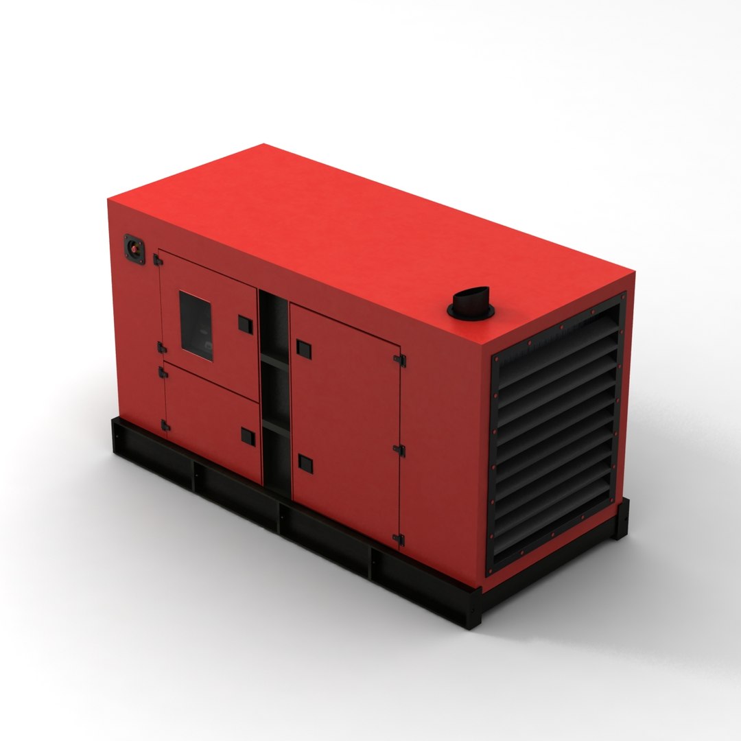 Red Generator 3d Model