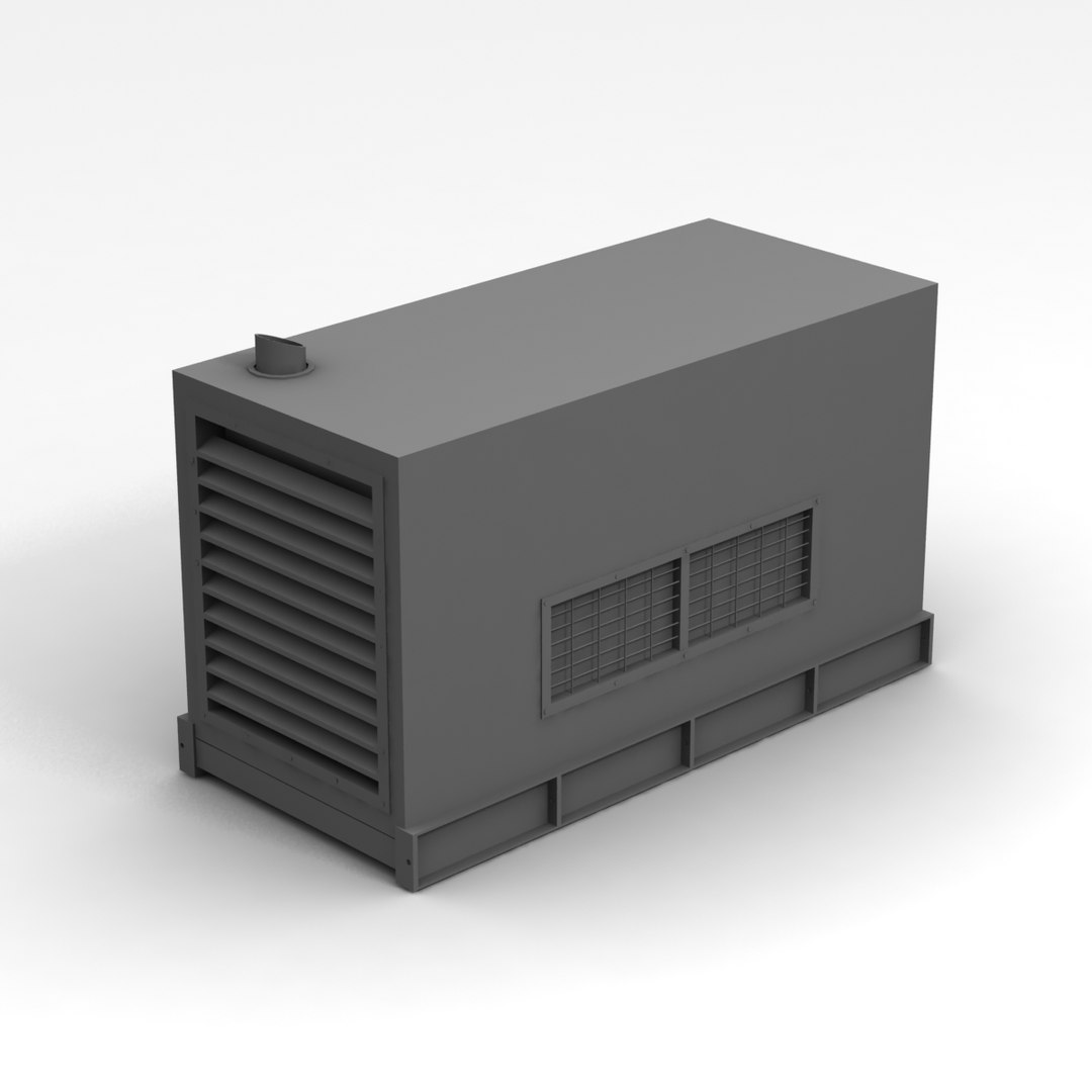 Red Generator 3d Model