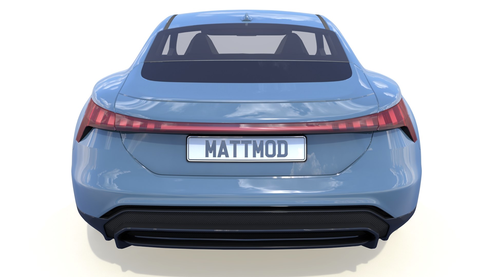 Generic EV Sedan 3D Model - TurboSquid 2186943