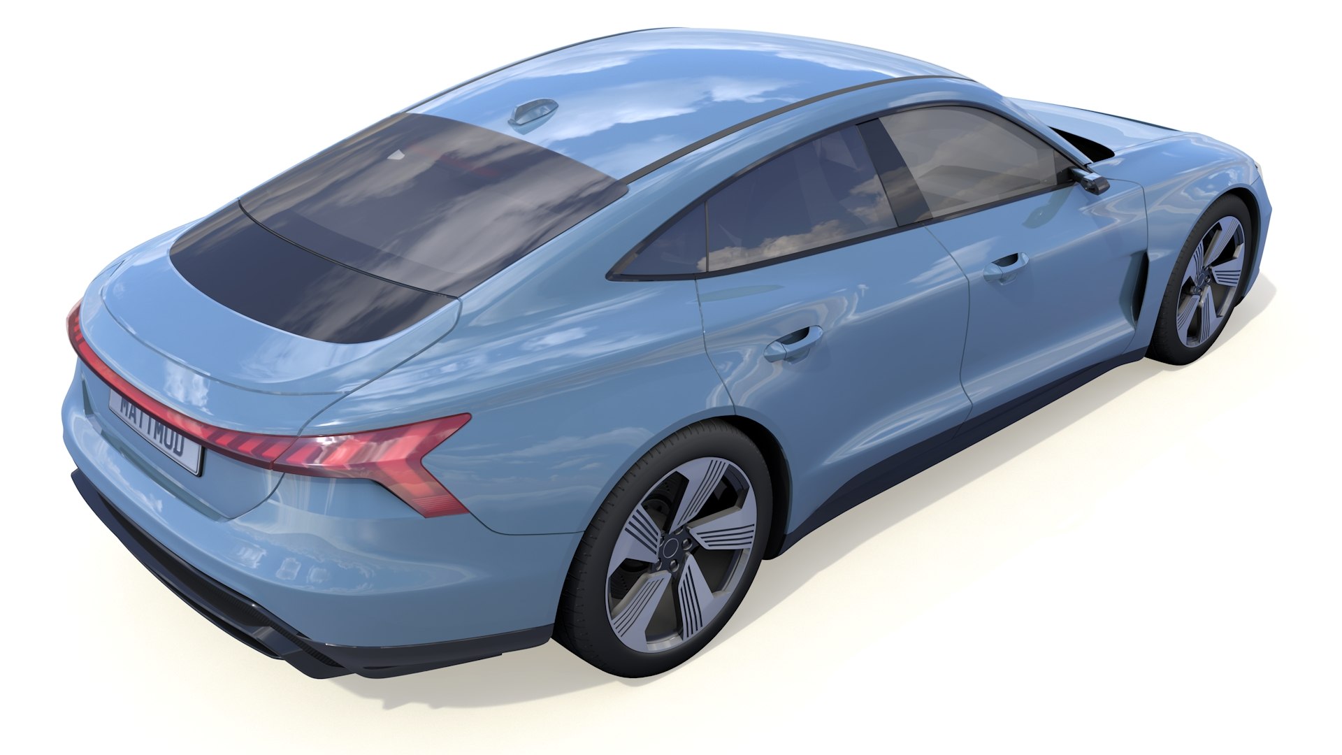 Generic EV Sedan 3D Model - TurboSquid 2186943