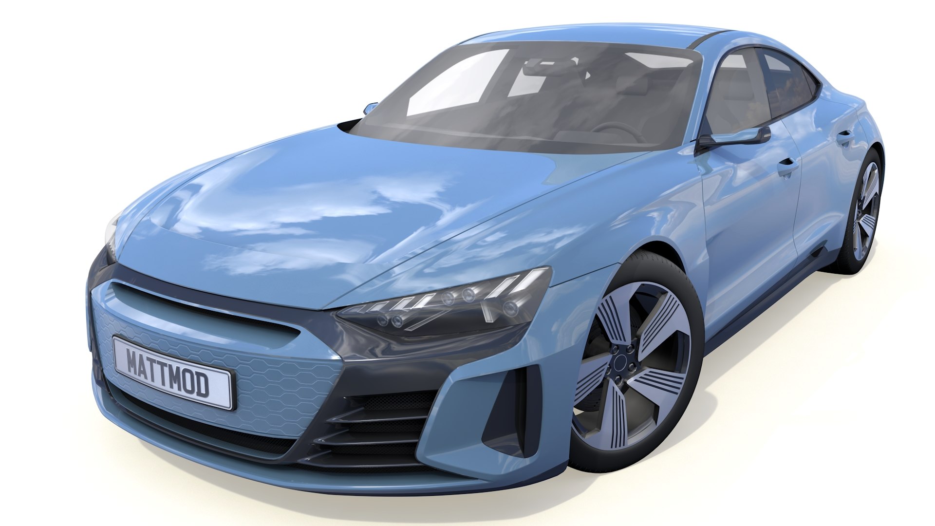 Generic EV Sedan 3D Model - TurboSquid 2186943