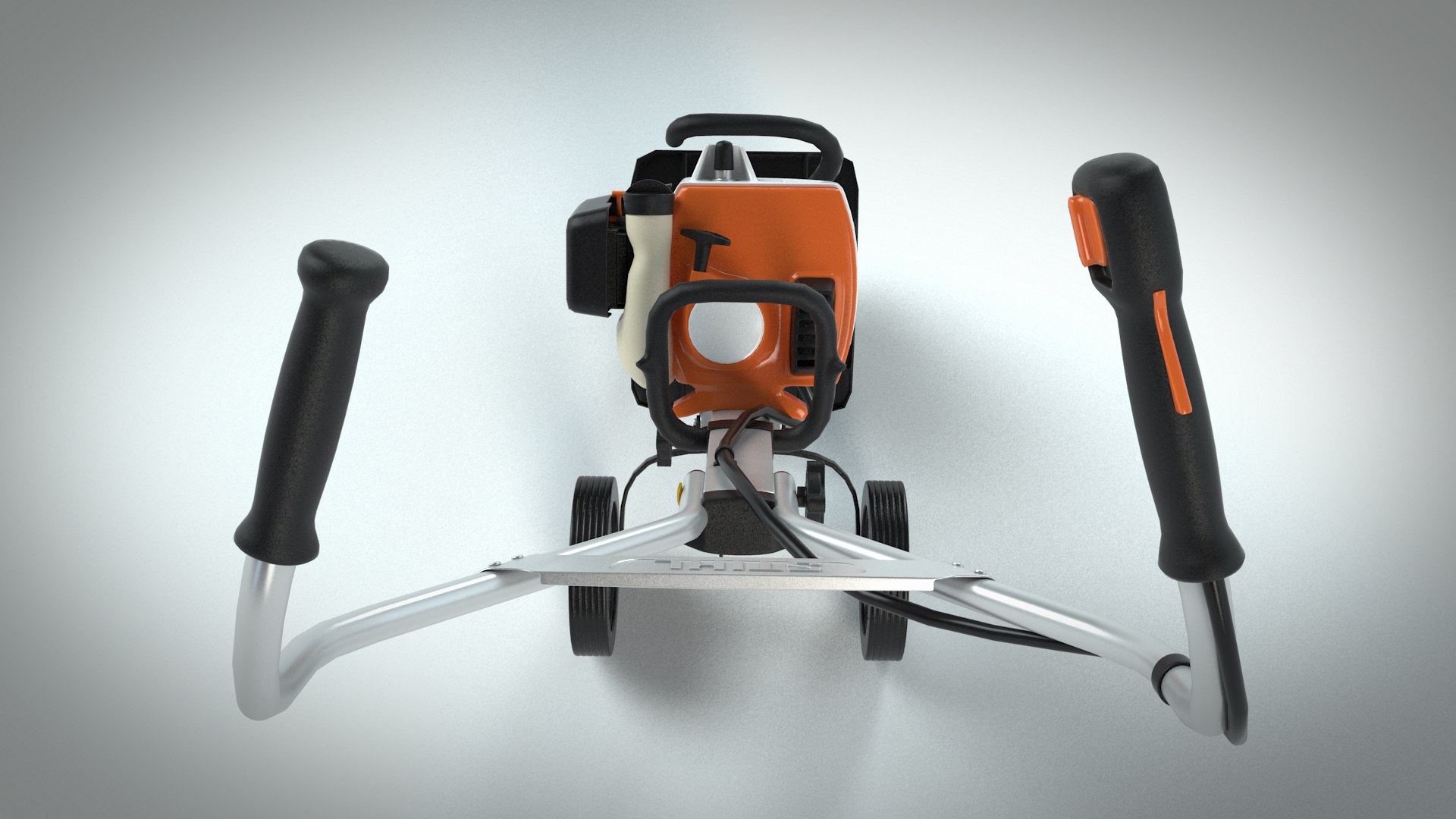 Mm55 garden tiller 3D model - TurboSquid 1622846