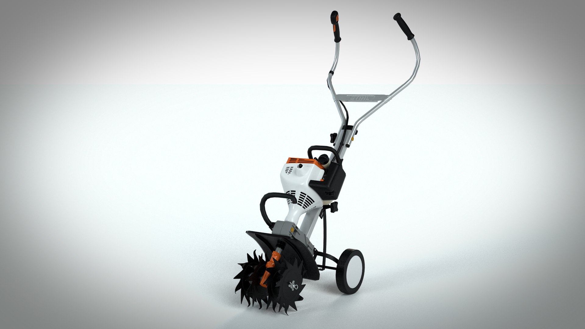 Mm55 garden tiller 3D model - TurboSquid 1622846