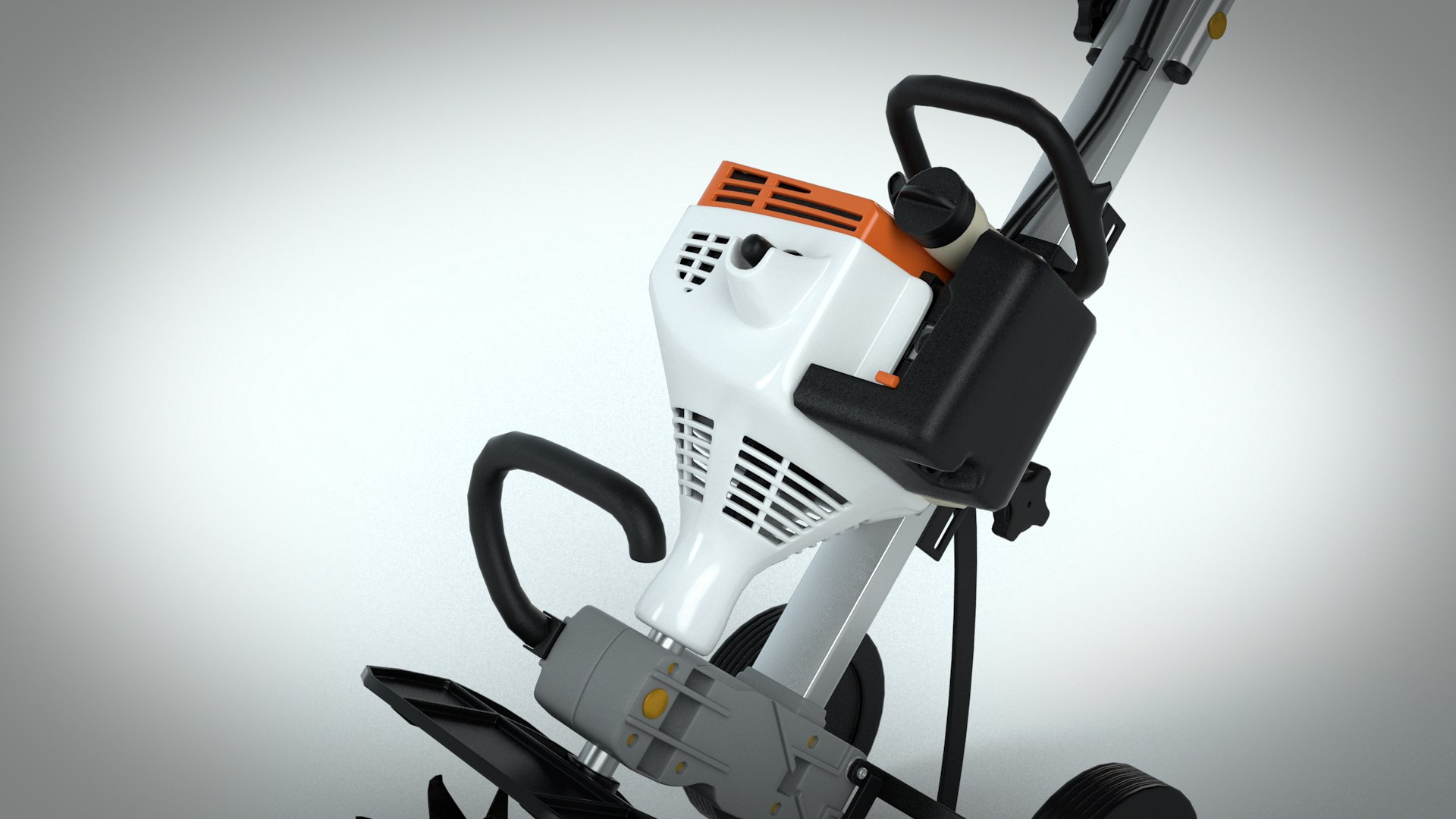 Mm55 garden tiller 3D model - TurboSquid 1622846