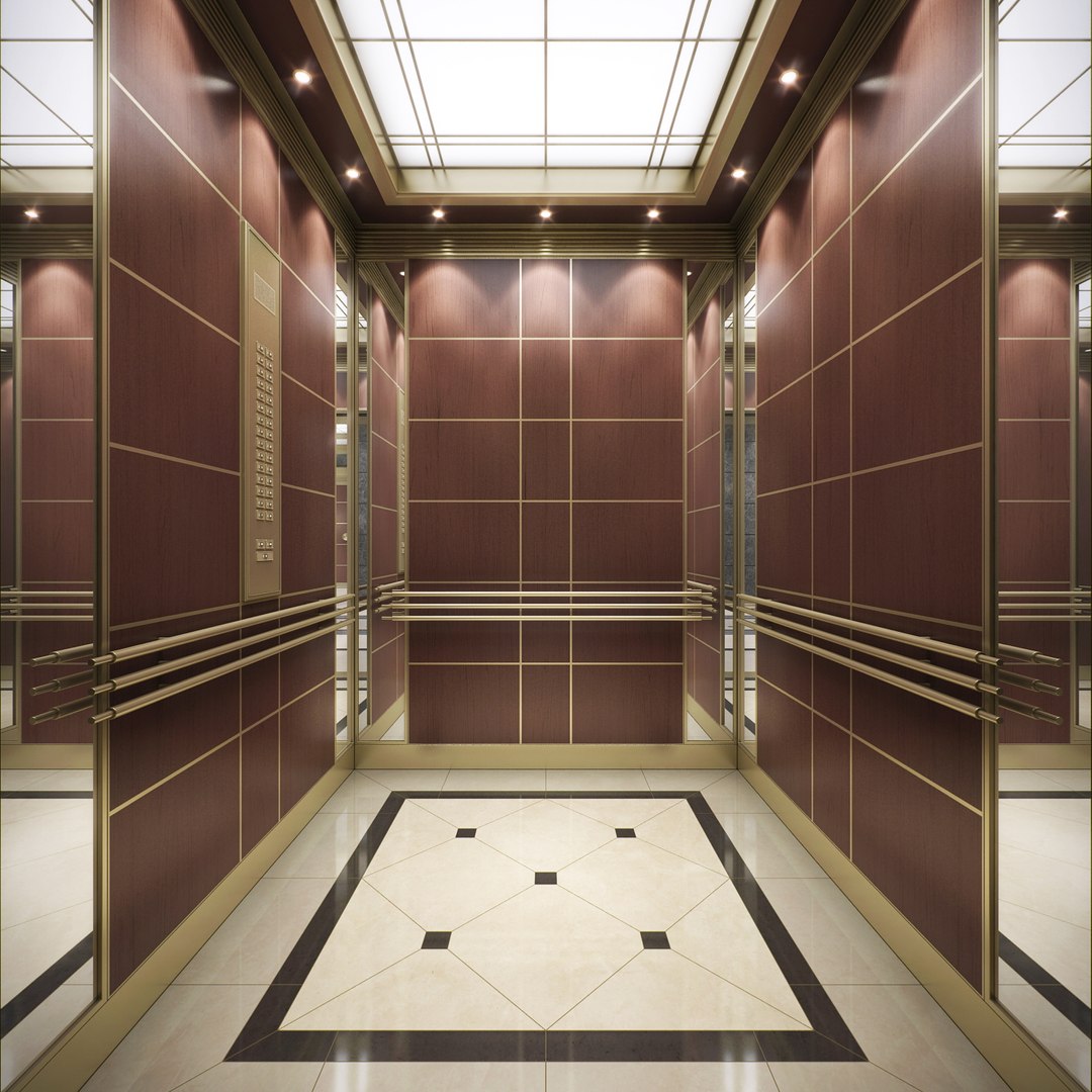 3dsmax Elevator Hall