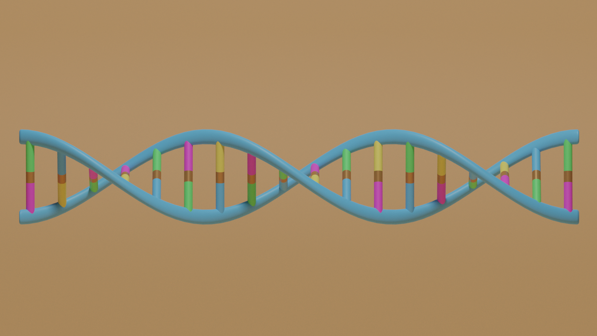Cartoon DNA 3D Model - TurboSquid 1754557