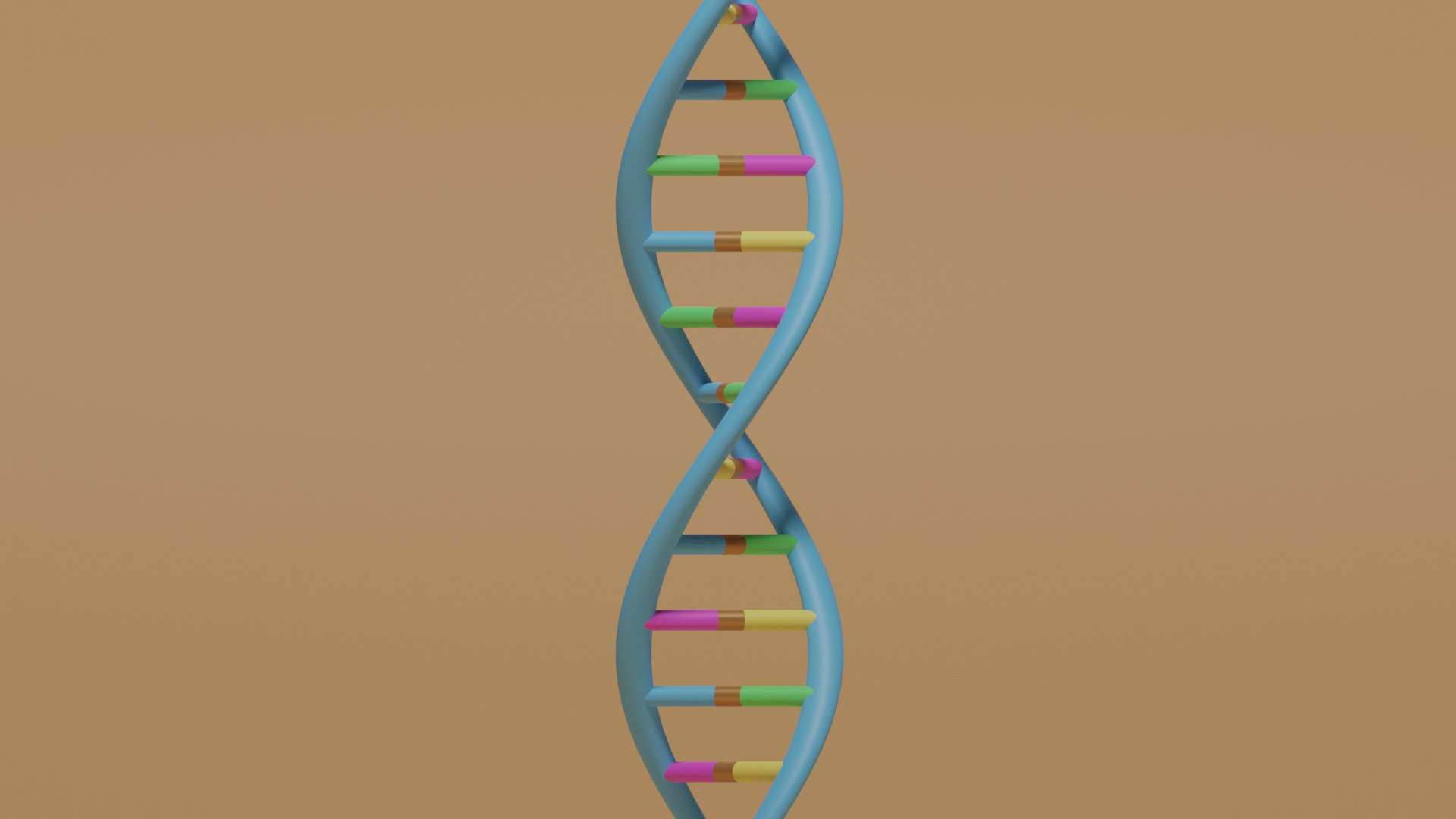 Cartoon DNA 3D Model - TurboSquid 1754557