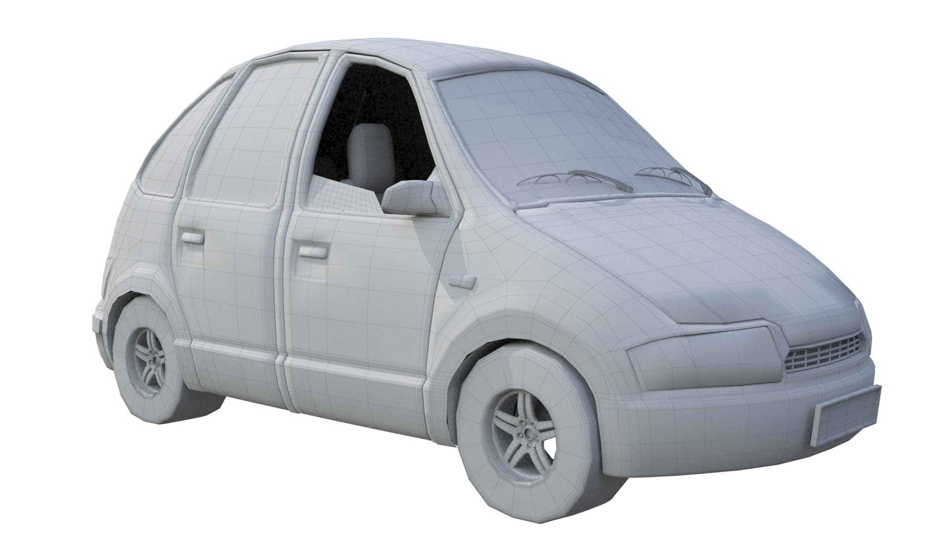 3D Model Cartoon Car - TurboSquid 1364823