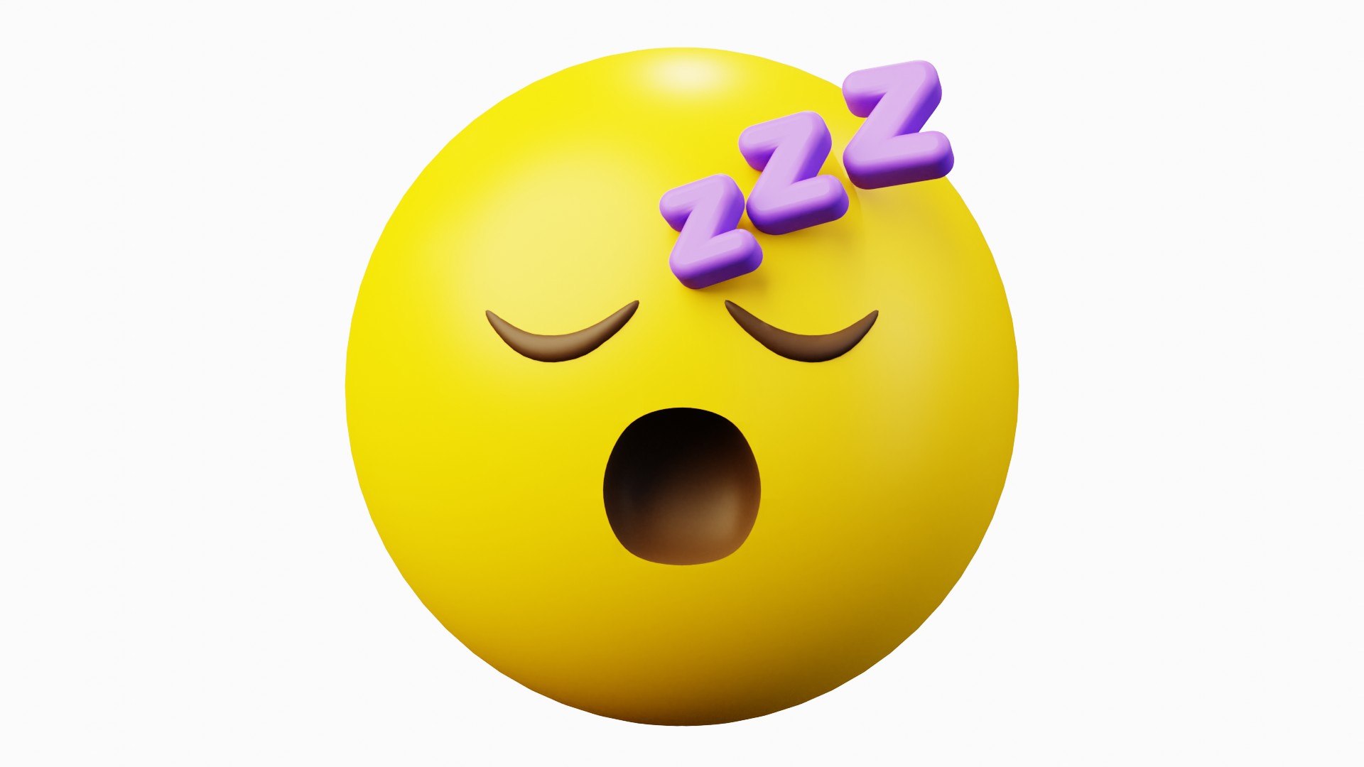 3D 10 Emoticon Yellow Ball Pack Version 2 model - TurboSquid 2018449