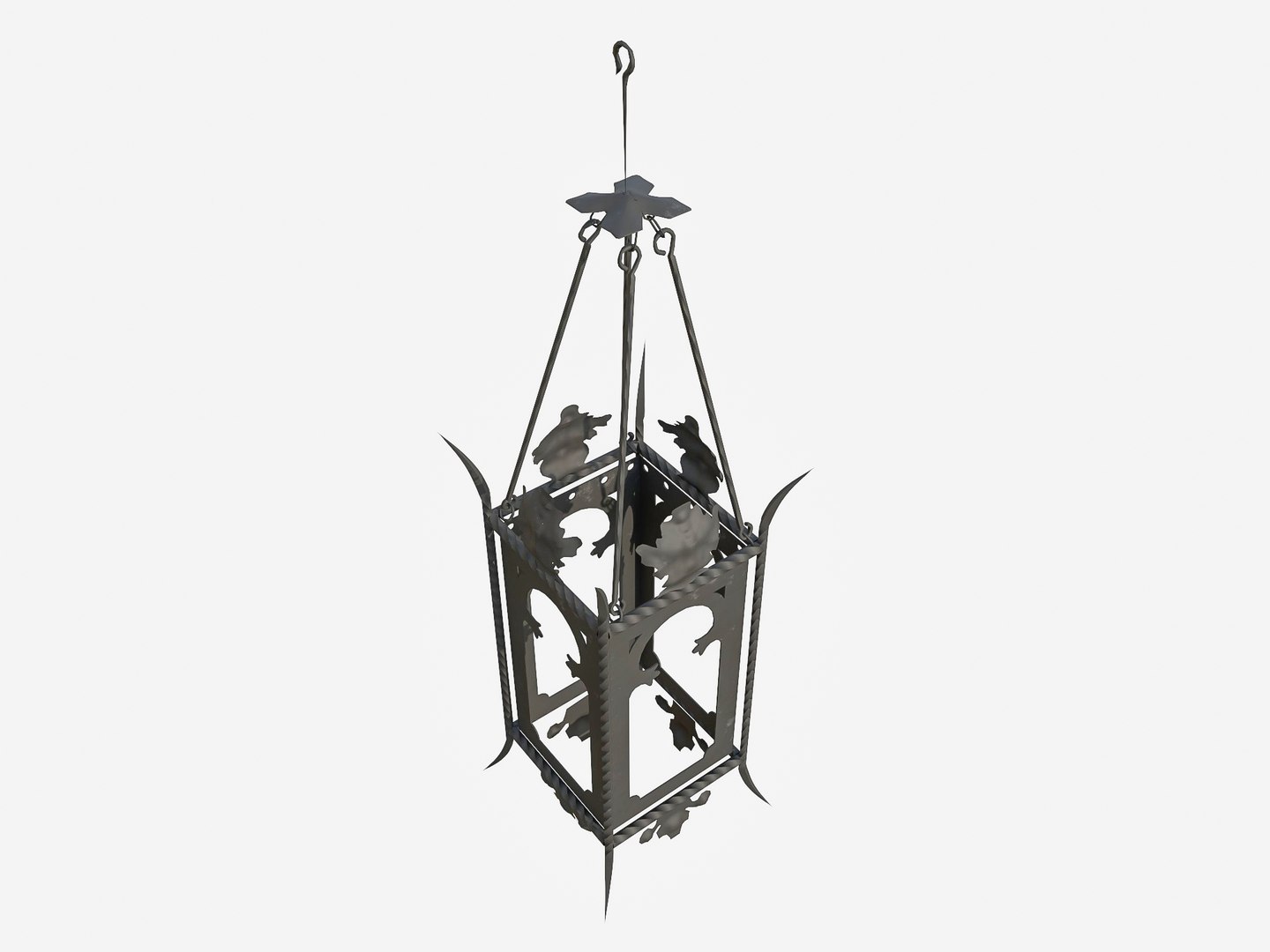 3D Wrought Iron Lantern 1 - TurboSquid 2141199