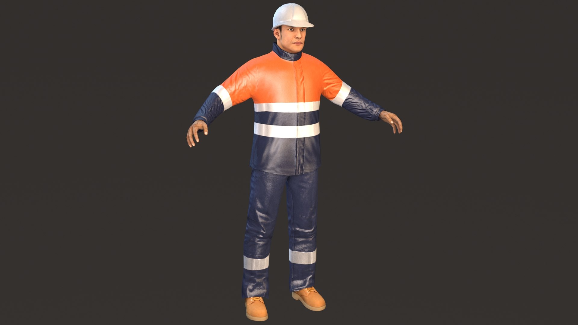 3D Model Safety Worker J - TurboSquid 1518042