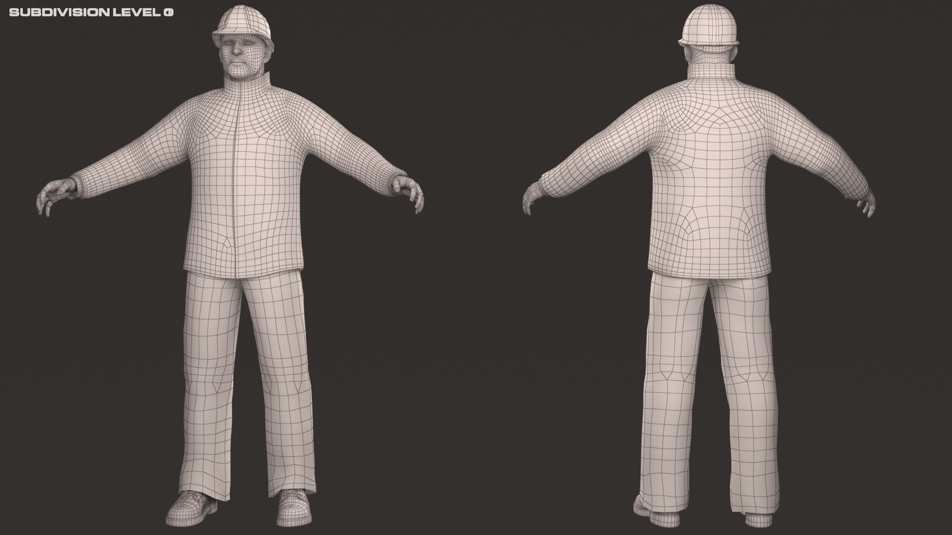 3D model safety worker j - TurboSquid 1518042