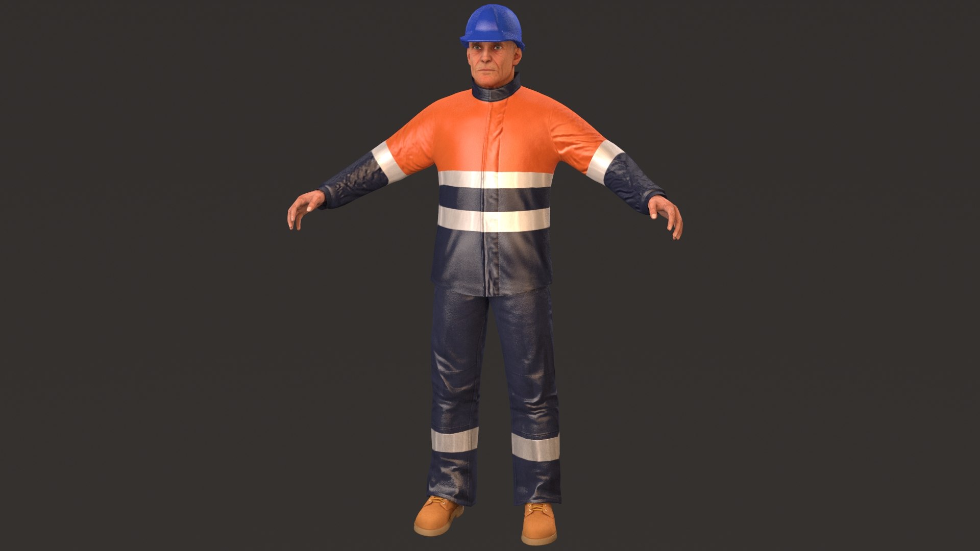 3D Model Safety Worker J - TurboSquid 1518042