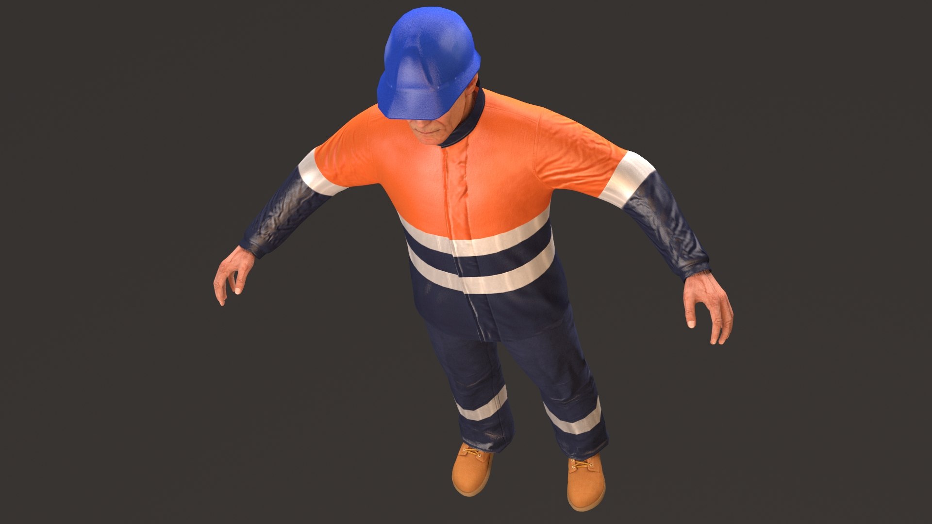 3D model safety worker j - TurboSquid 1518042