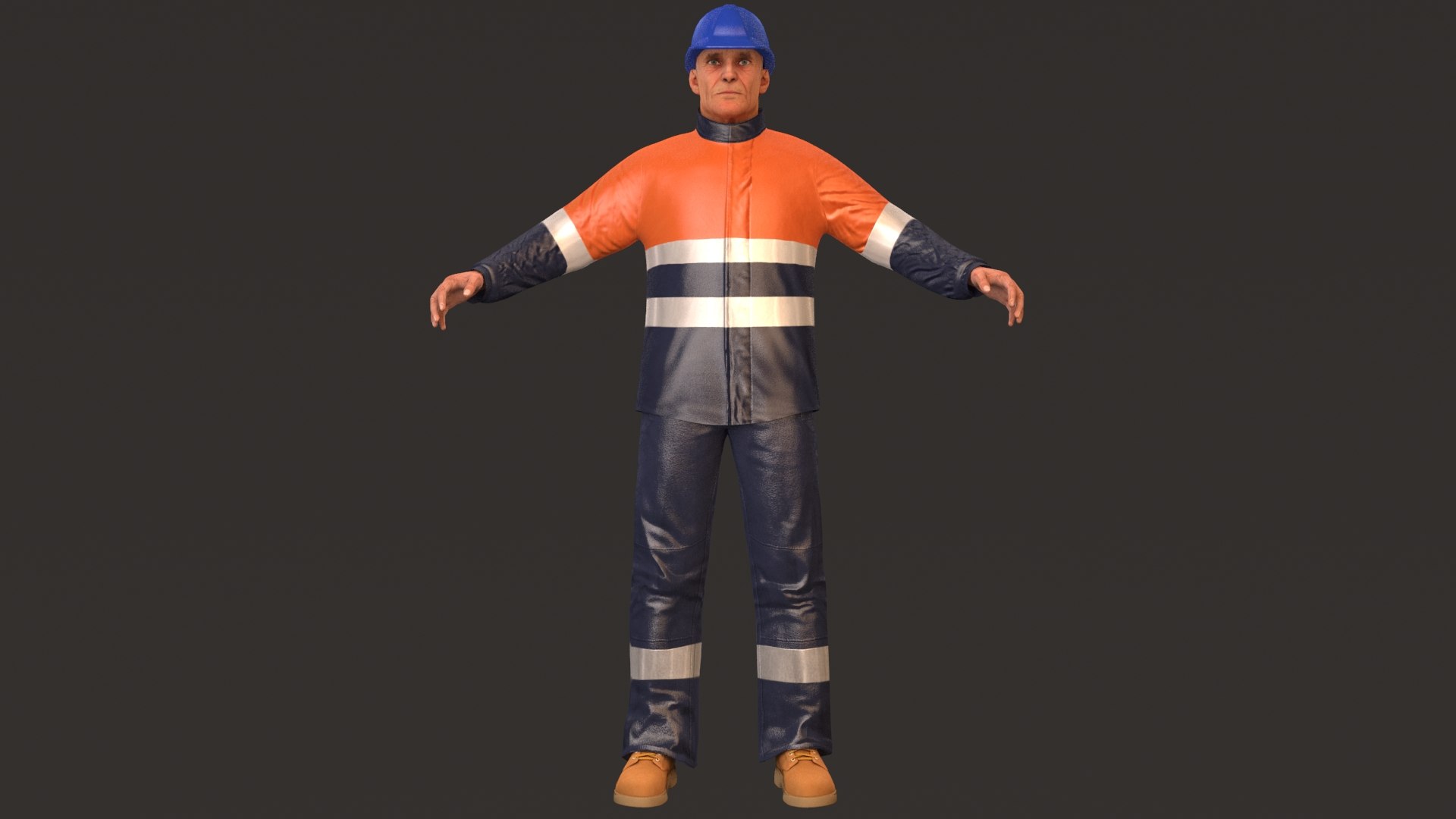 3D Model Safety Worker J - TurboSquid 1518042