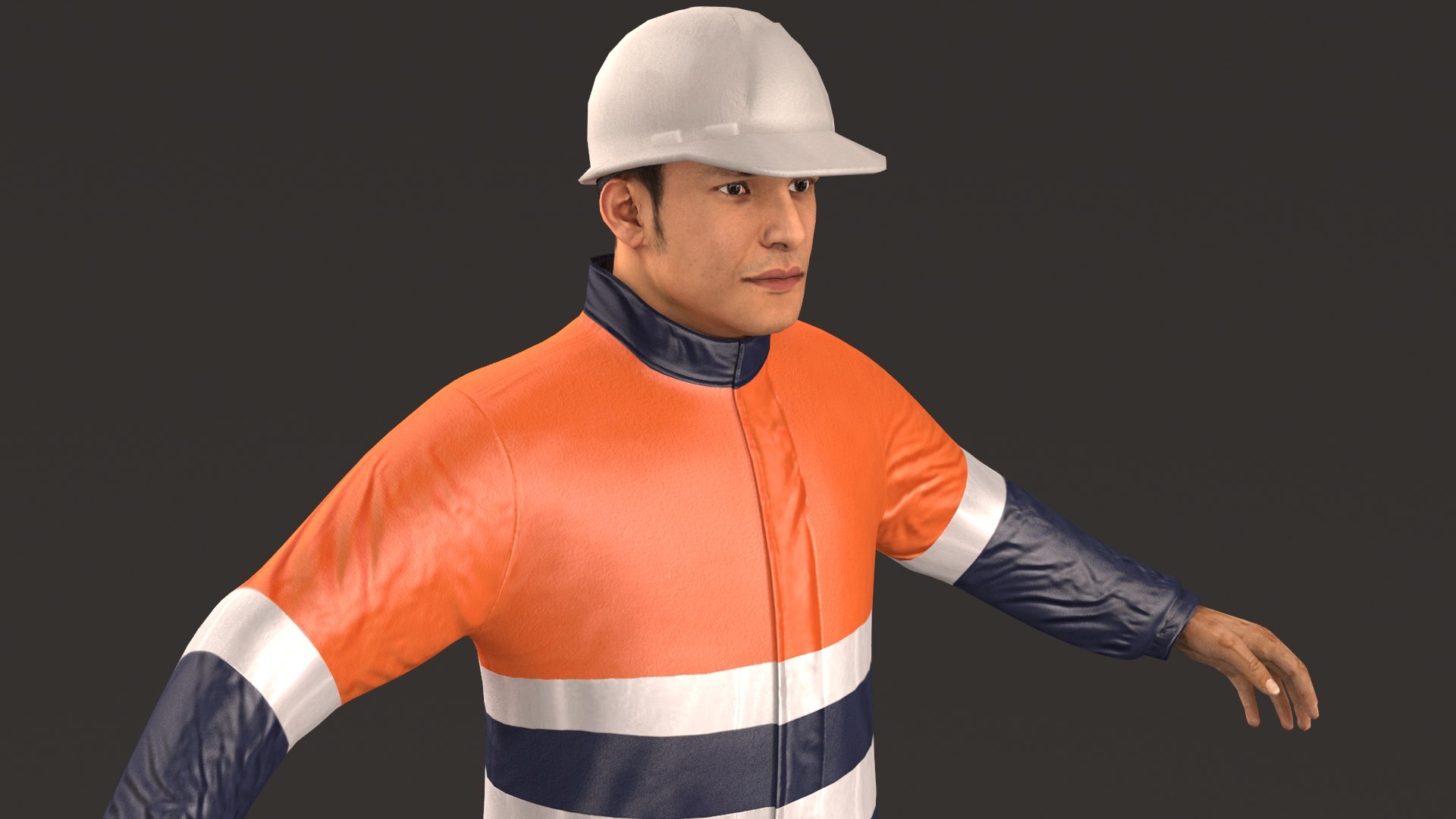3D Model Safety Worker J - TurboSquid 1518042
