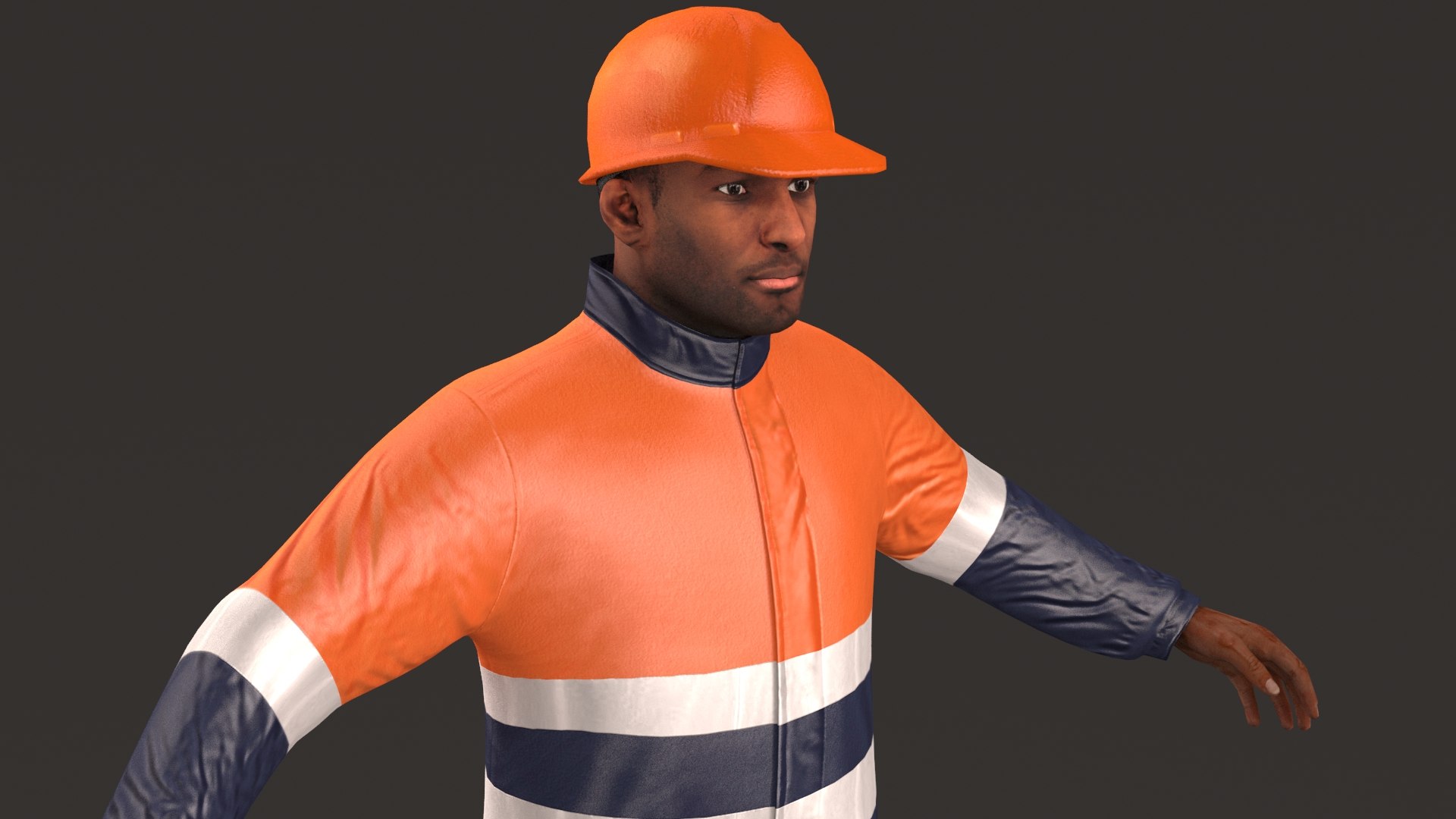 3D Model Safety Worker J - TurboSquid 1518042