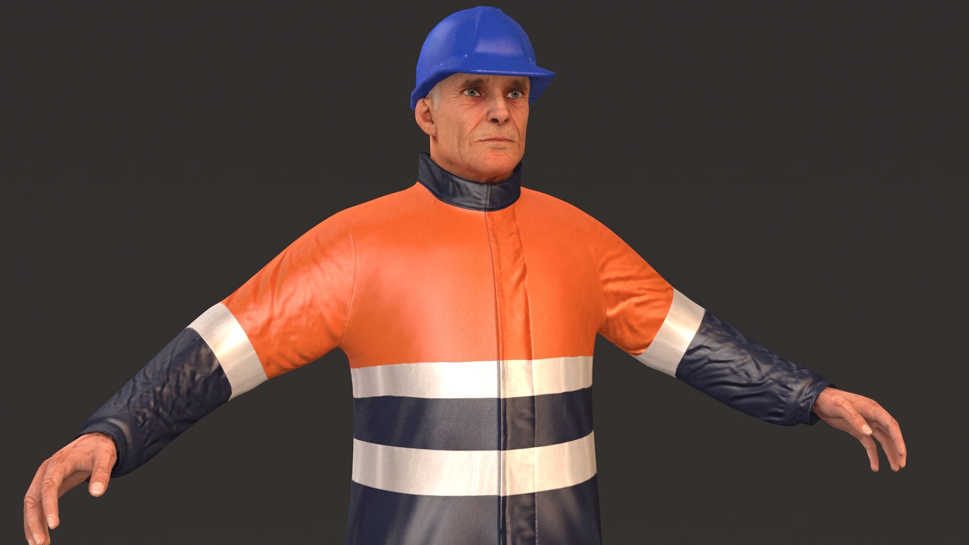 3D Model Safety Worker J - TurboSquid 1518042