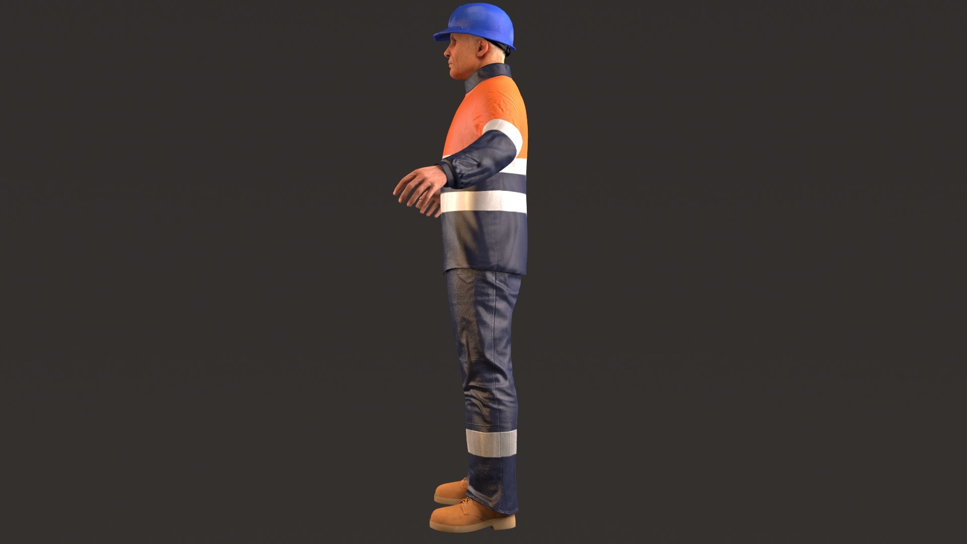 3D Model Safety Worker J - TurboSquid 1518042