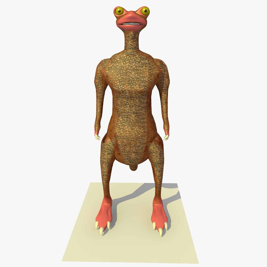 3d Mutant Kangaroo Frog Alien