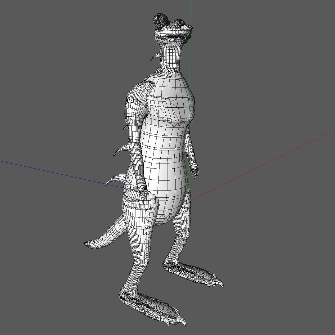 3d Mutant Kangaroo Frog Alien