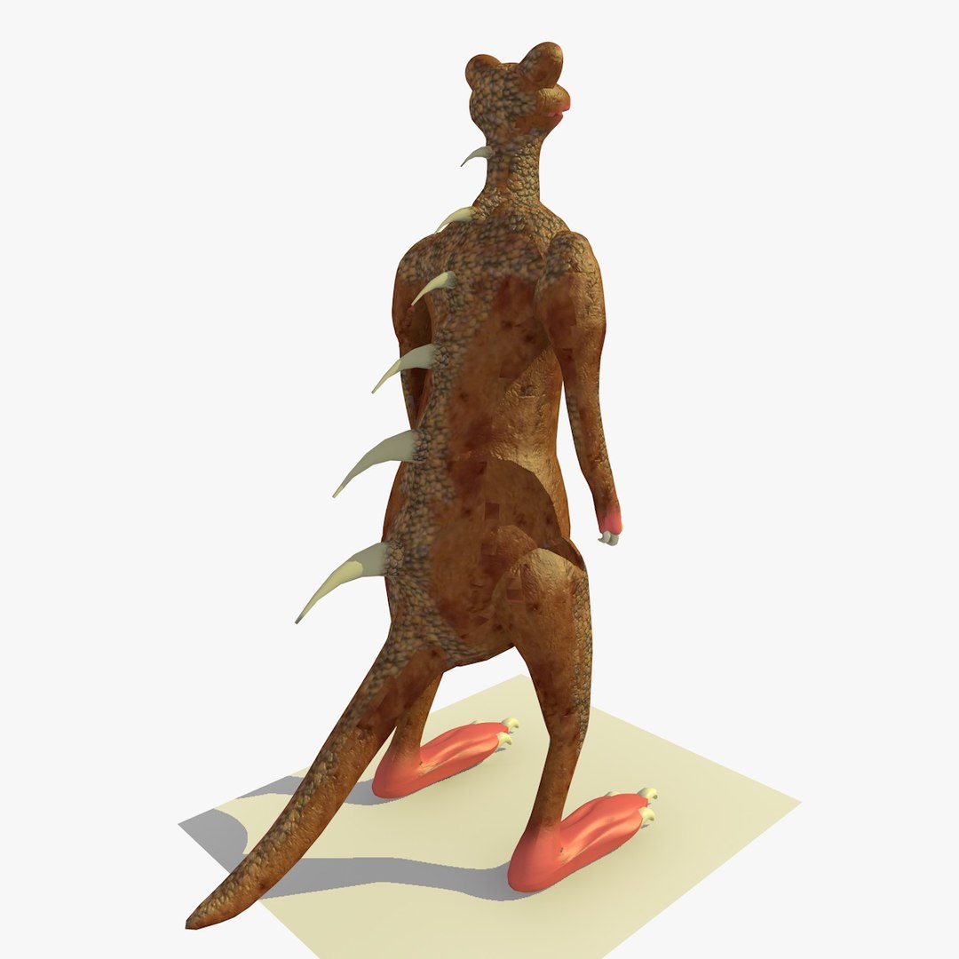 3d Mutant Kangaroo Frog Alien