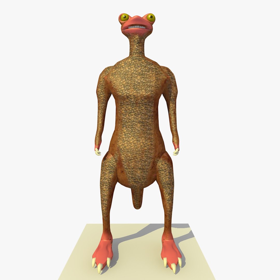 3d Mutant Kangaroo Frog Alien