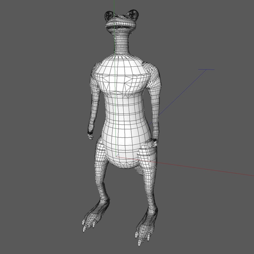 3d Mutant Kangaroo Frog Alien